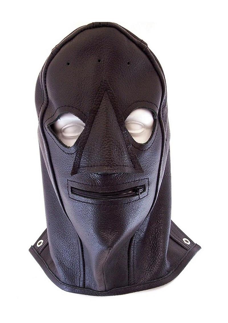 Rouge Leather Zip Mask – Fantasy Fun Factory