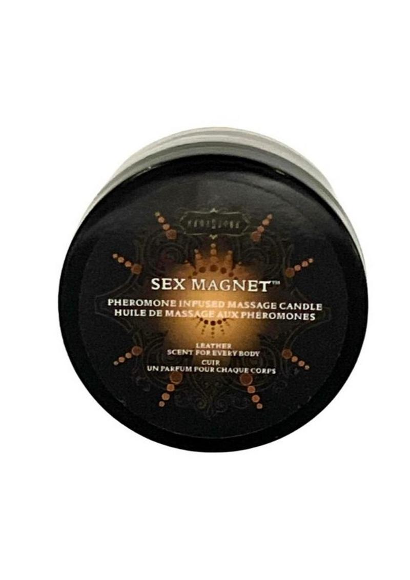 Sex Magnet Massage Candle 1 7 Oz Leather Fantasy Fun Factory