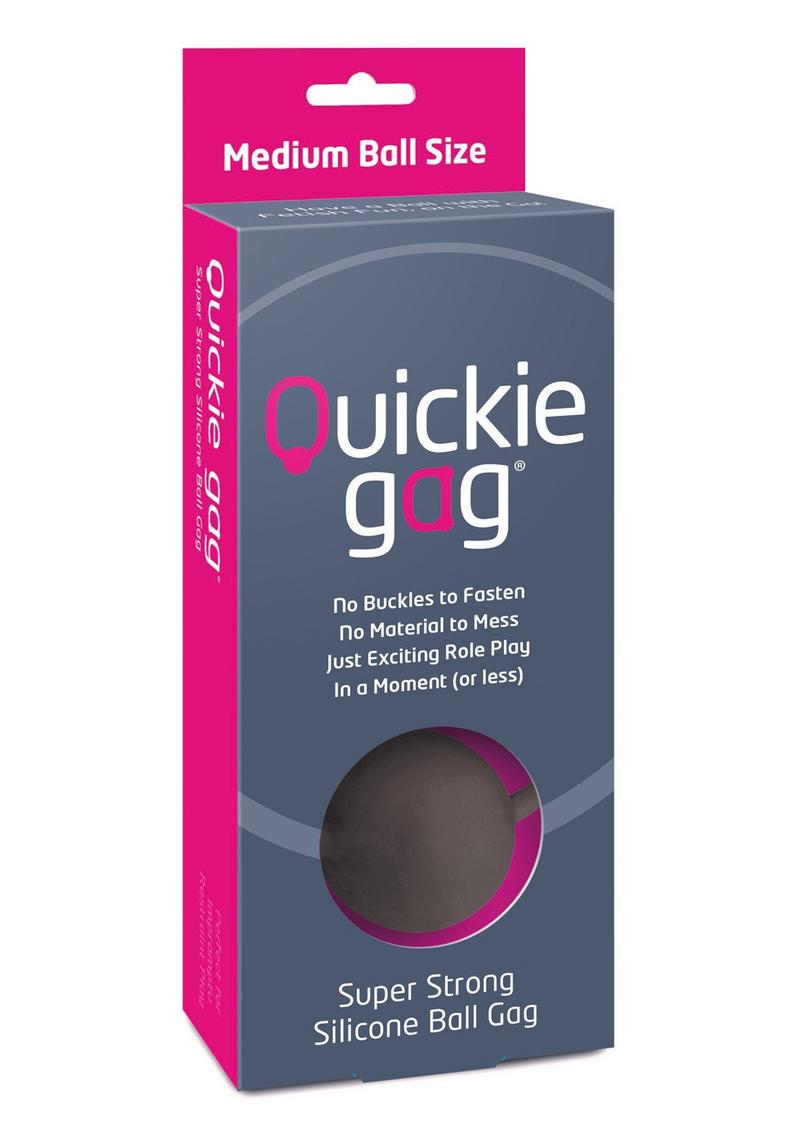 Quickie Gag Silicone Ball Gag Bondage – Fantasy Fun Factory