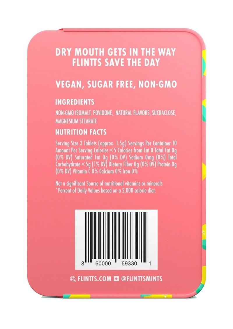 Flintts Mints Mouth Watering Oral Delights - Lemon – Fantasy Fun Factory