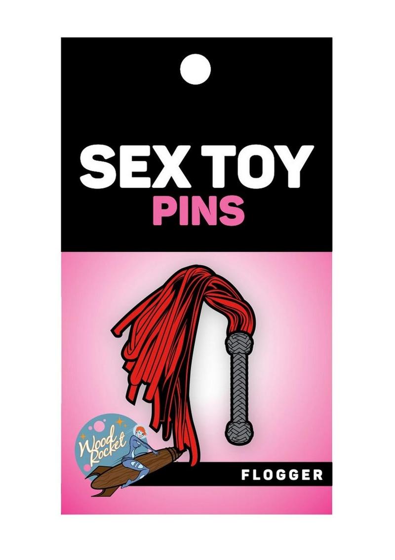 Flogger Enamel Pin – Fantasy Fun Factory