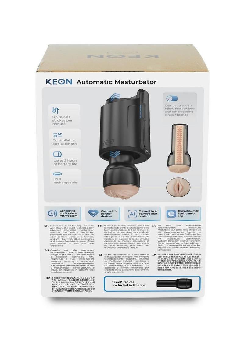 Kiiroo Keon Combo Set Rechargeable Interactive Masturbator with Feelst – Fantasy Fun Factory