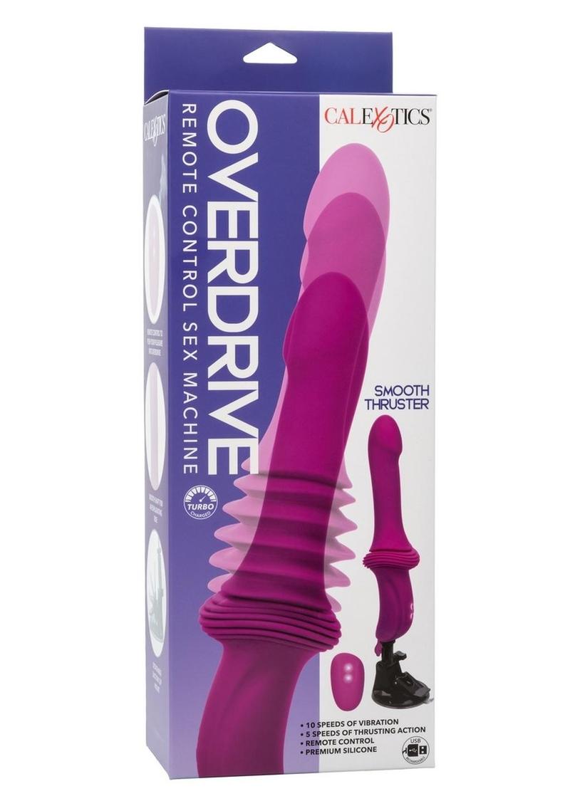 Overdrive Remote Control Rechargeable Silicone Sex Machine Smooth Thru – Fantasy Fun Factory