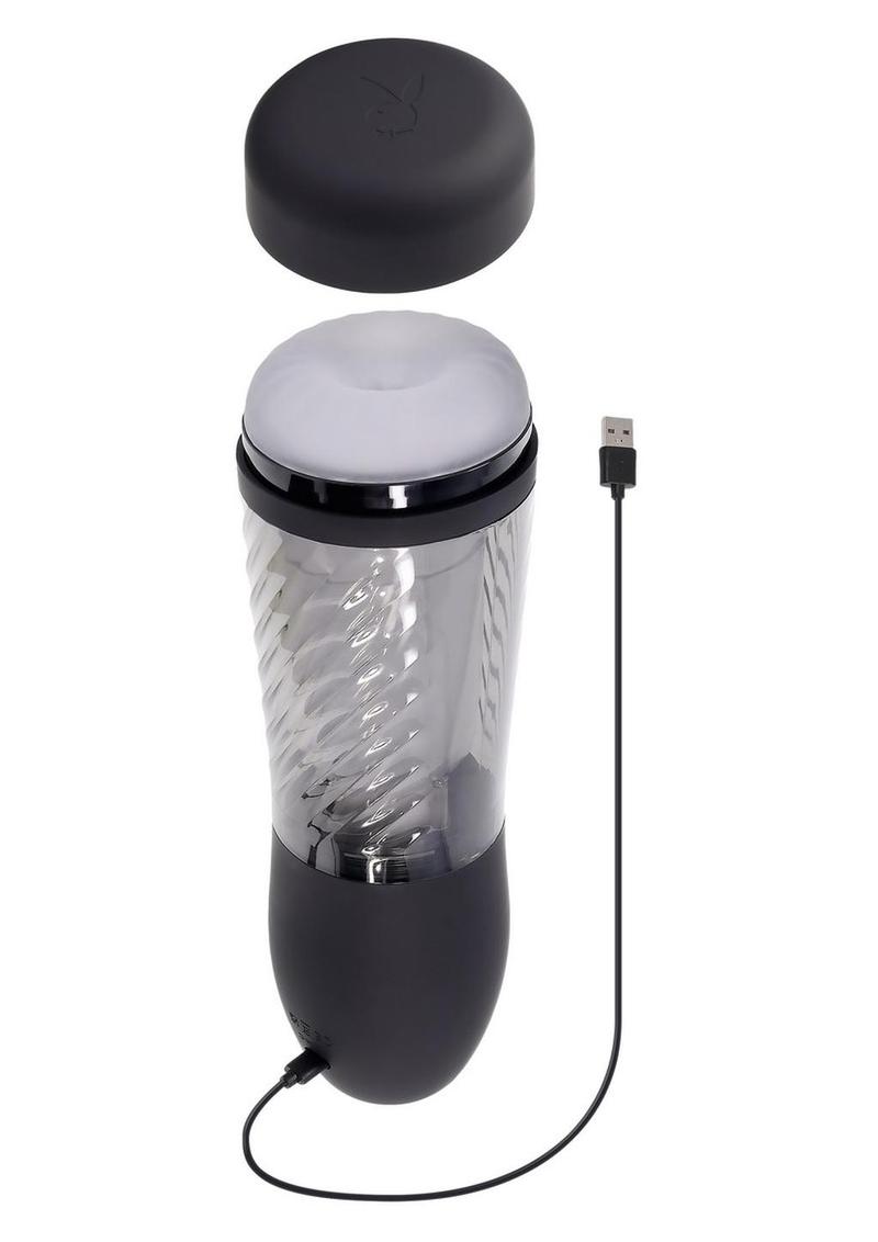 Playboy Whirlwind Rechargeable Thrusting and Spinning Stroker – Fantasy ...