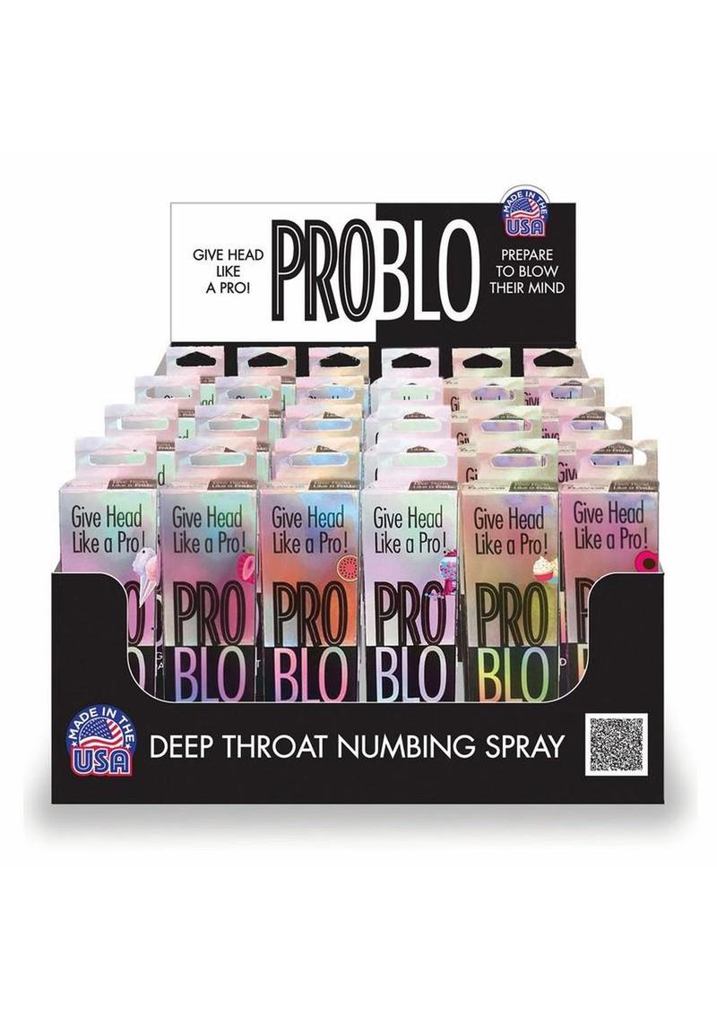 Problo Deep Throat Spray (24 Per Display) - Assorted – Fantasy Fun Factory
