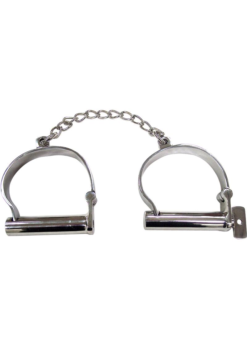 Rouge Stainless Steel Ankle Shackles with Turning Key – Fantasy Fun Factory