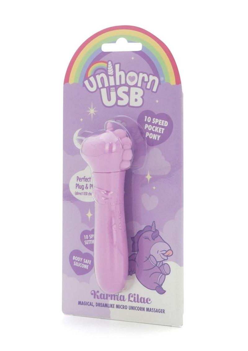 Unihorn Karma Lilac Rechargeable Silicone USB Bullet – Fantasy Fun Factory