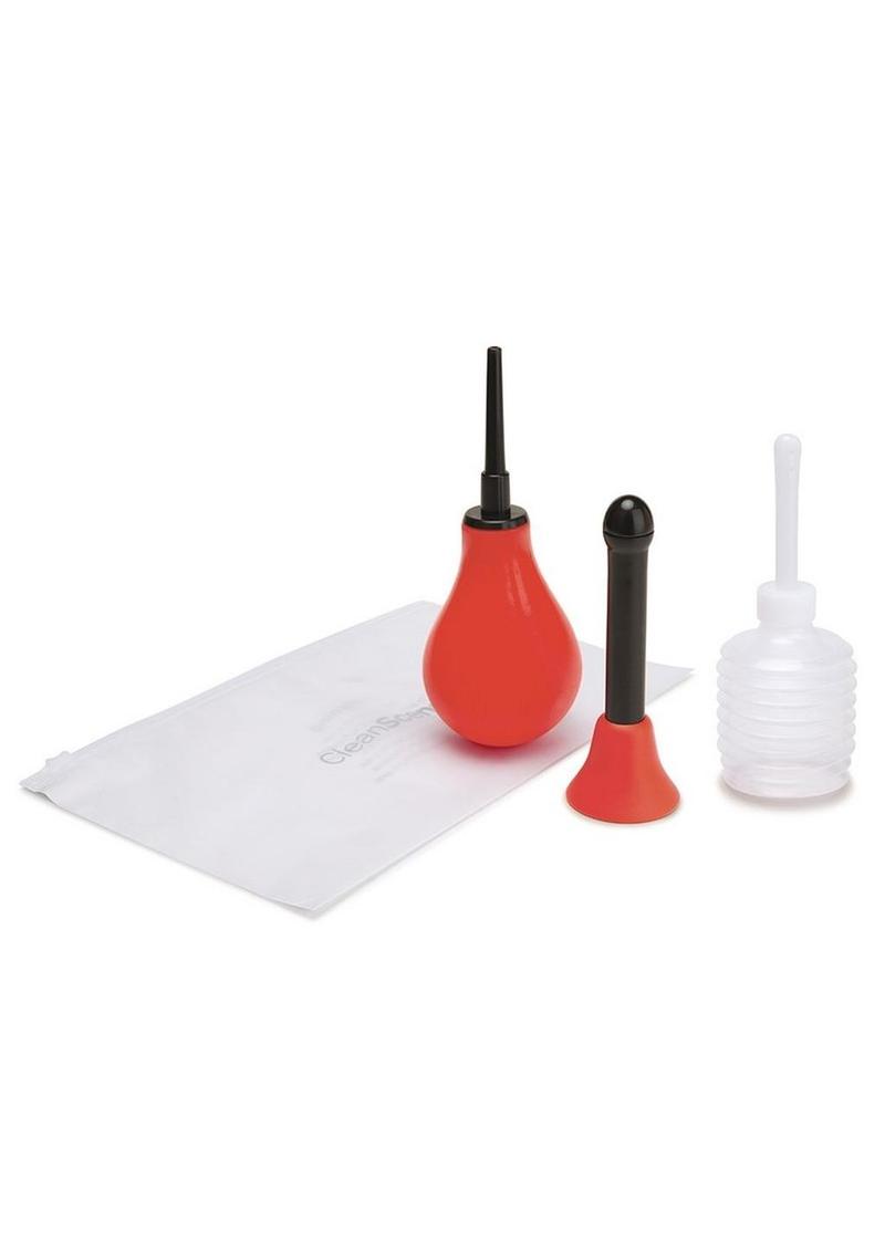 Cleanscene Anal Douche Set with Classic and Flared Base – Fantasy Fun ...