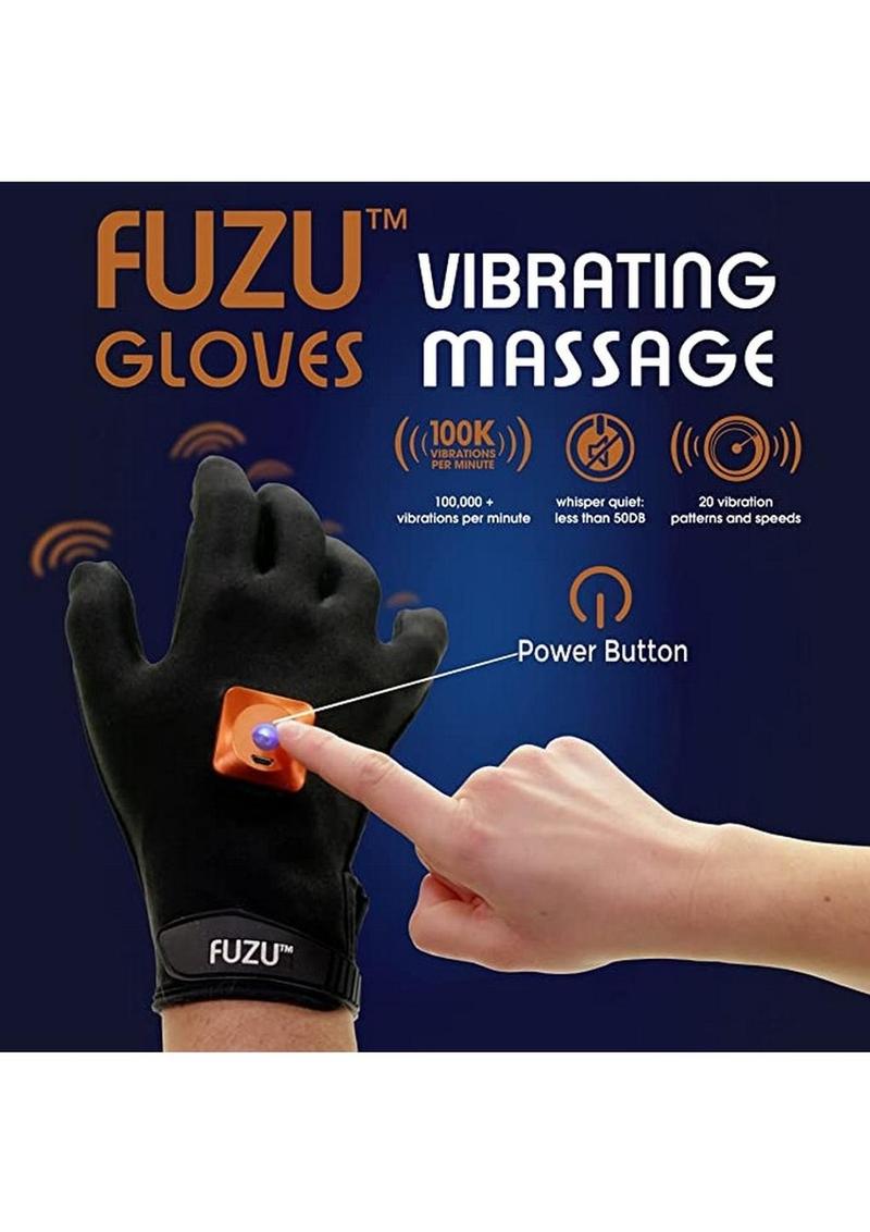 Fuzu Rechargeable Vibrating Massage Gloves – Fantasy Fun Factory