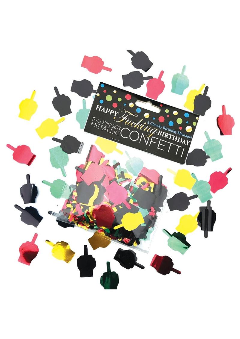 Happy F'n Birthday Fu Finger Confetti – Fantasy Fun Factory