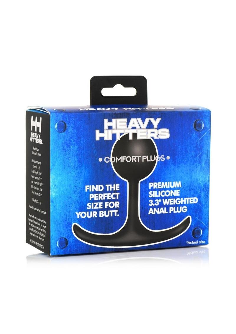 Heavy Hitters Comfort Plugs Silicone Weighted Round Plug – Fantasy Fun ...