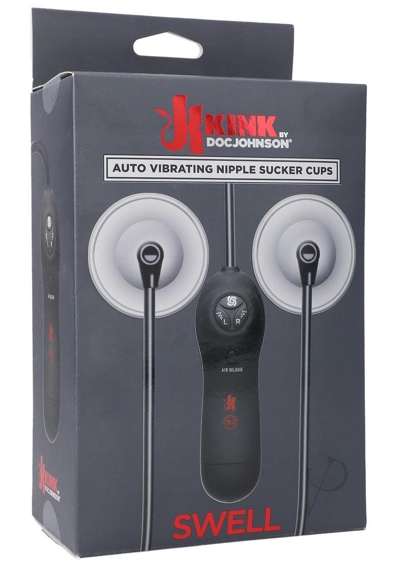 Kink Swell Auto Vibrating Nipple Sucker Cups with Wired Remote Control ...