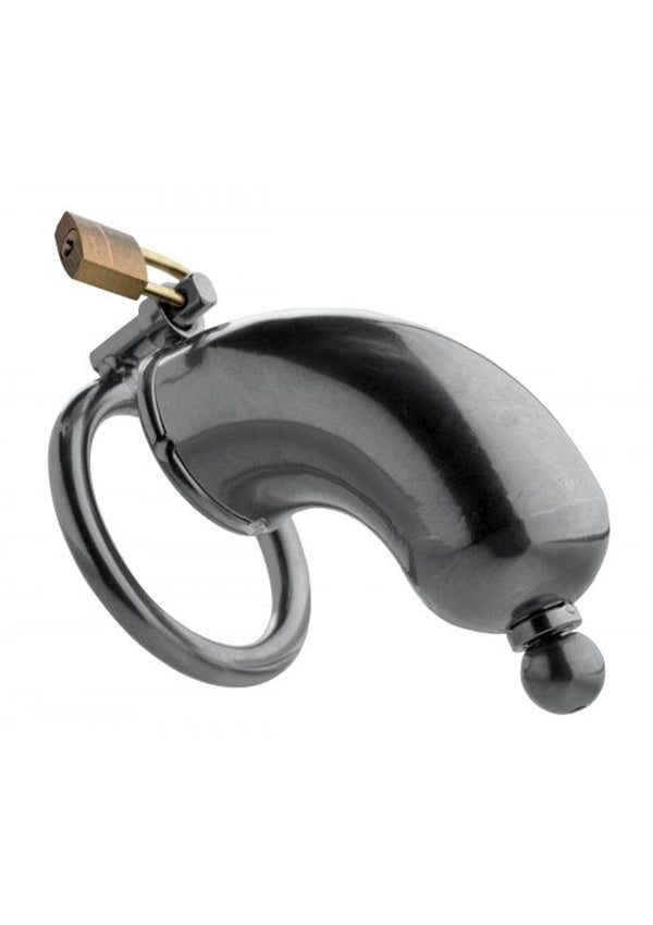 Master Series Armor Chastity Cage with Removable Urethral Insert ...