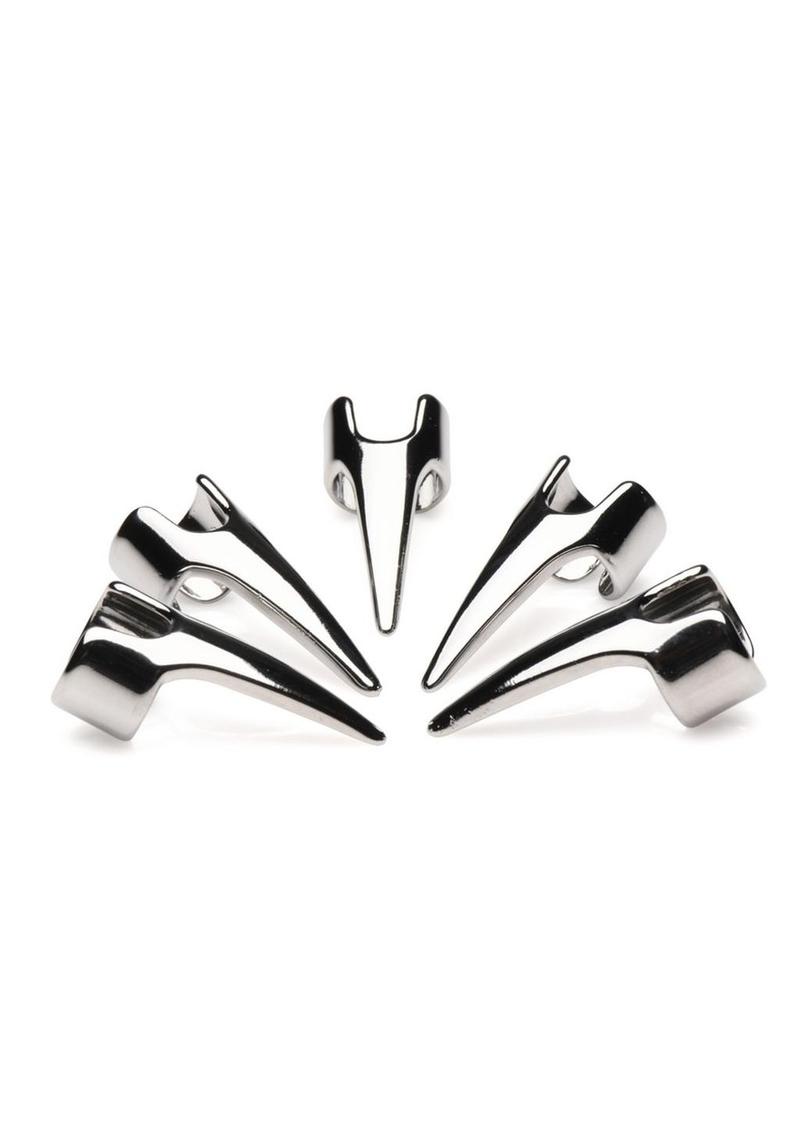 Master Series Clawed Sensation Stainless Steel Play Rings – Fantasy Fun ...