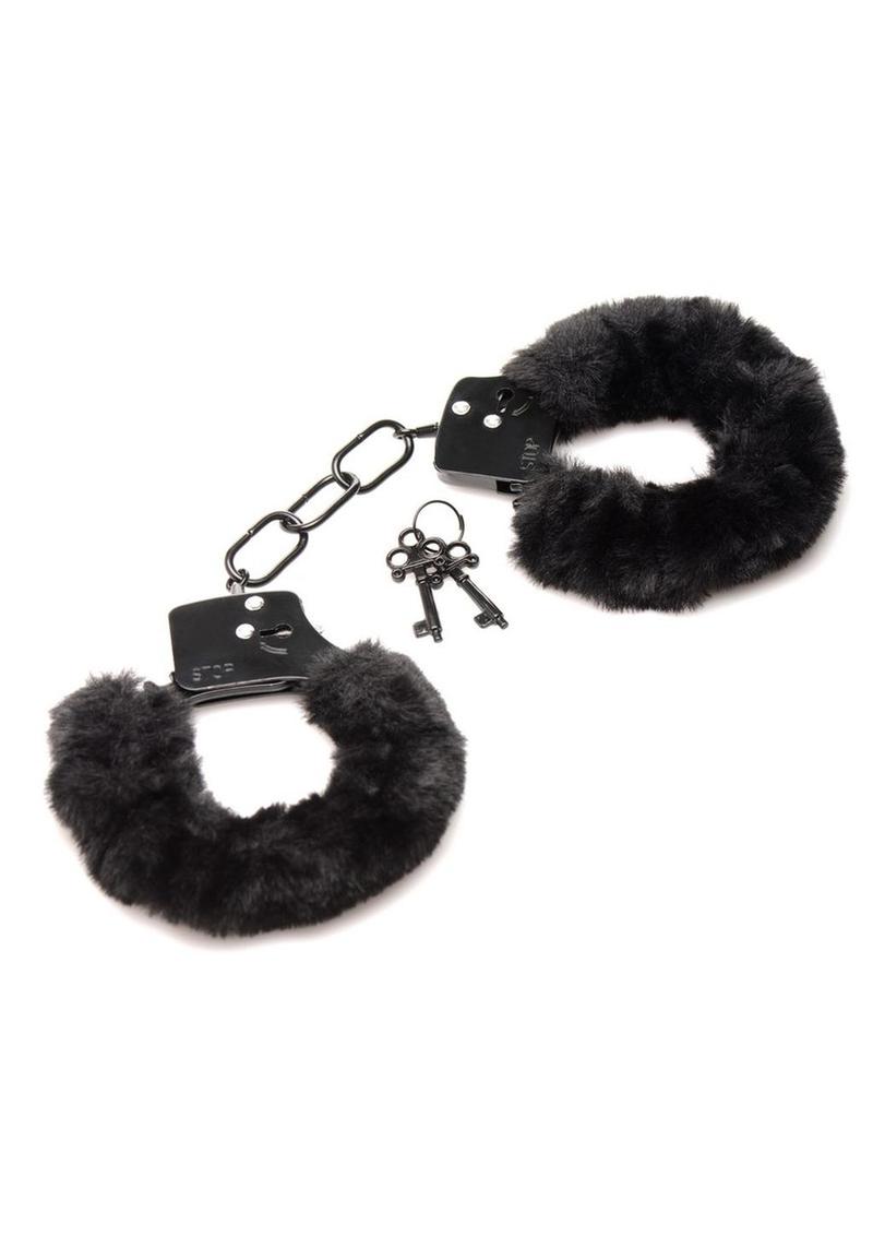 Master Series Cuffed In Fur Furry Handcuffs – Fantasy Fun Factory