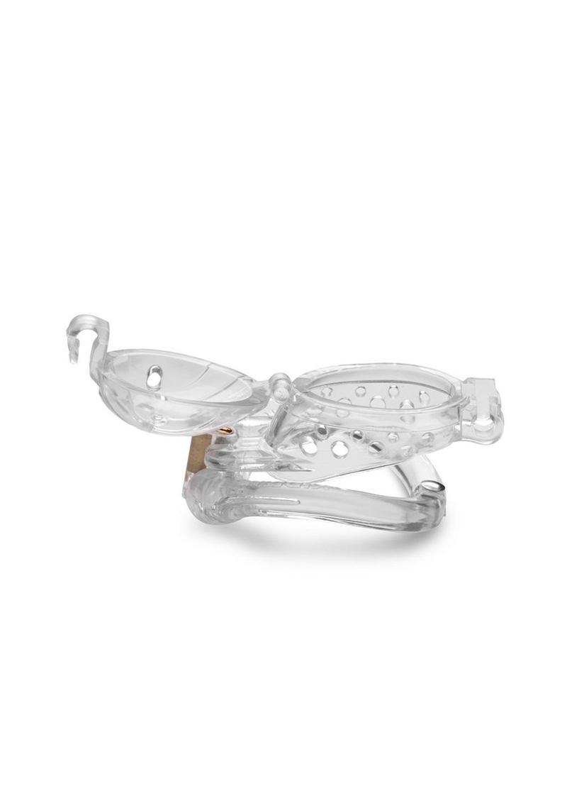 Master Series Double Lockdown Locking Customizable Chastity Cage ...