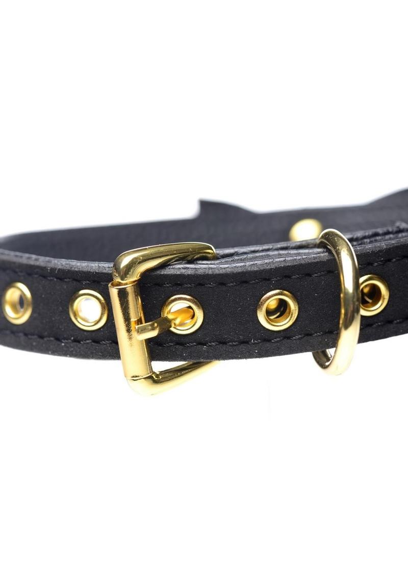 Master Series Golden Kitty Cat Bell Collar – Fantasy Fun Factory