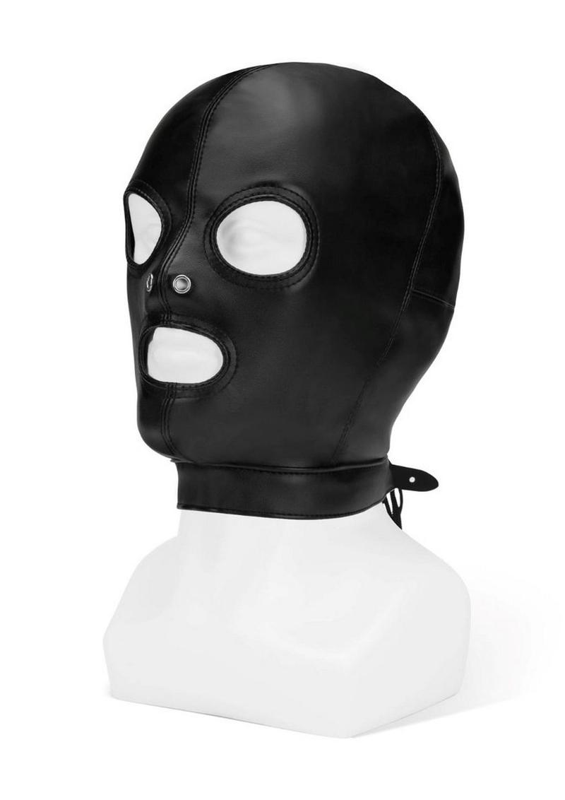 ME YOU US Hood with Eyes Nose Mouth Pu Leather Bondage Hood – Fantasy ...