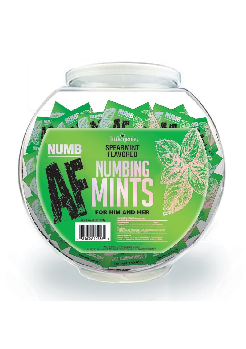 Numb AF Mints 100 Piece Fishbowl – Fantasy Fun Factory