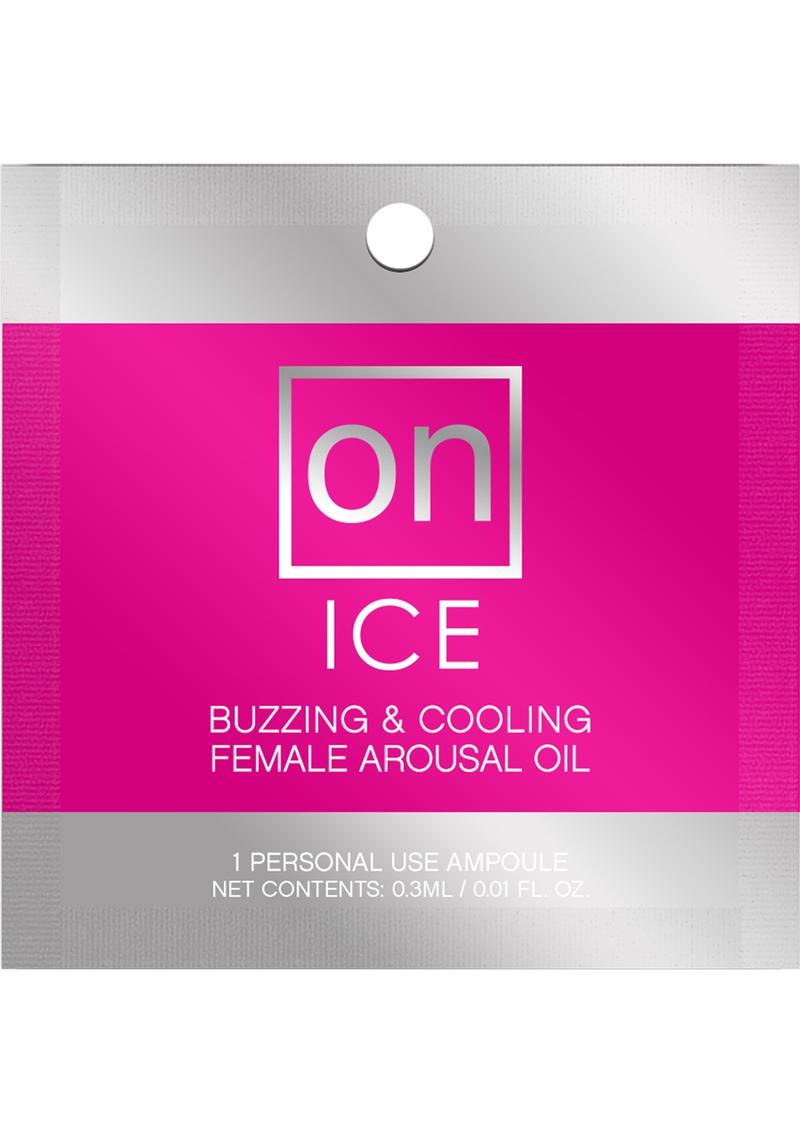 On Ice Buzzing and Cooling Female Arousal Oil .01oz Counter – Fantasy ...