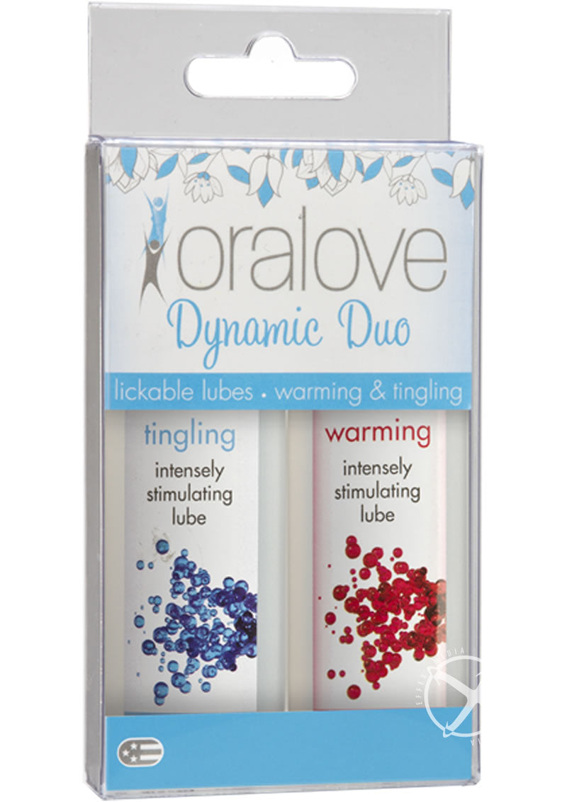 Oralove Dynamic Duo Lickable Warming and Tingling Lubricant – Fantasy ...