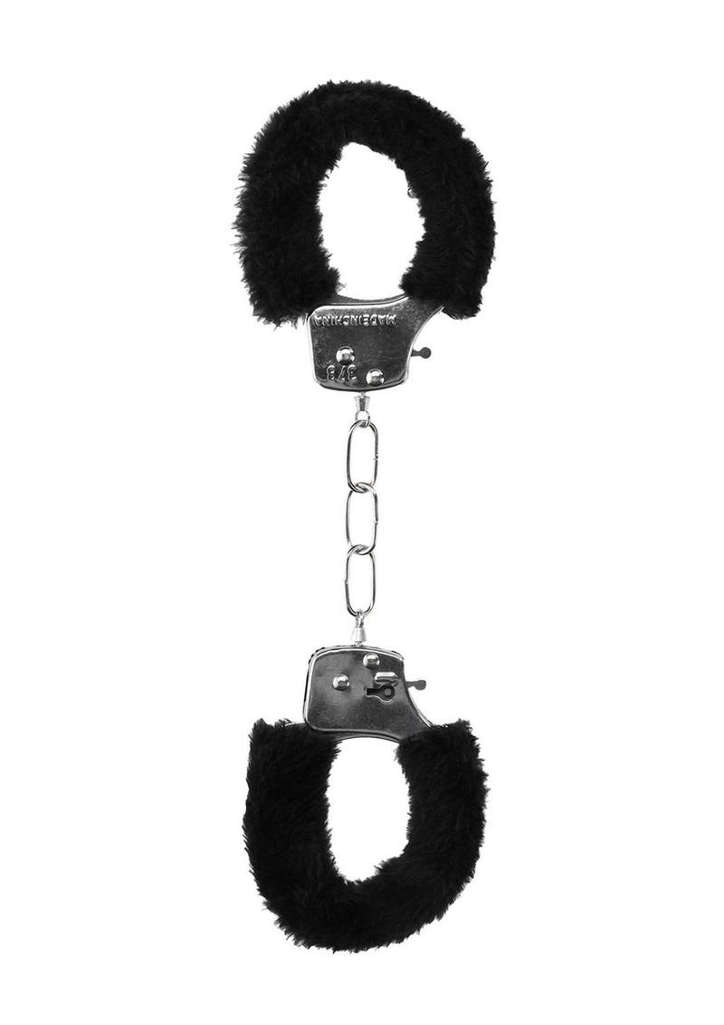 Ouch! Beginner's Furry Hand Cuffs with Quick Release Button – Fantasy ...