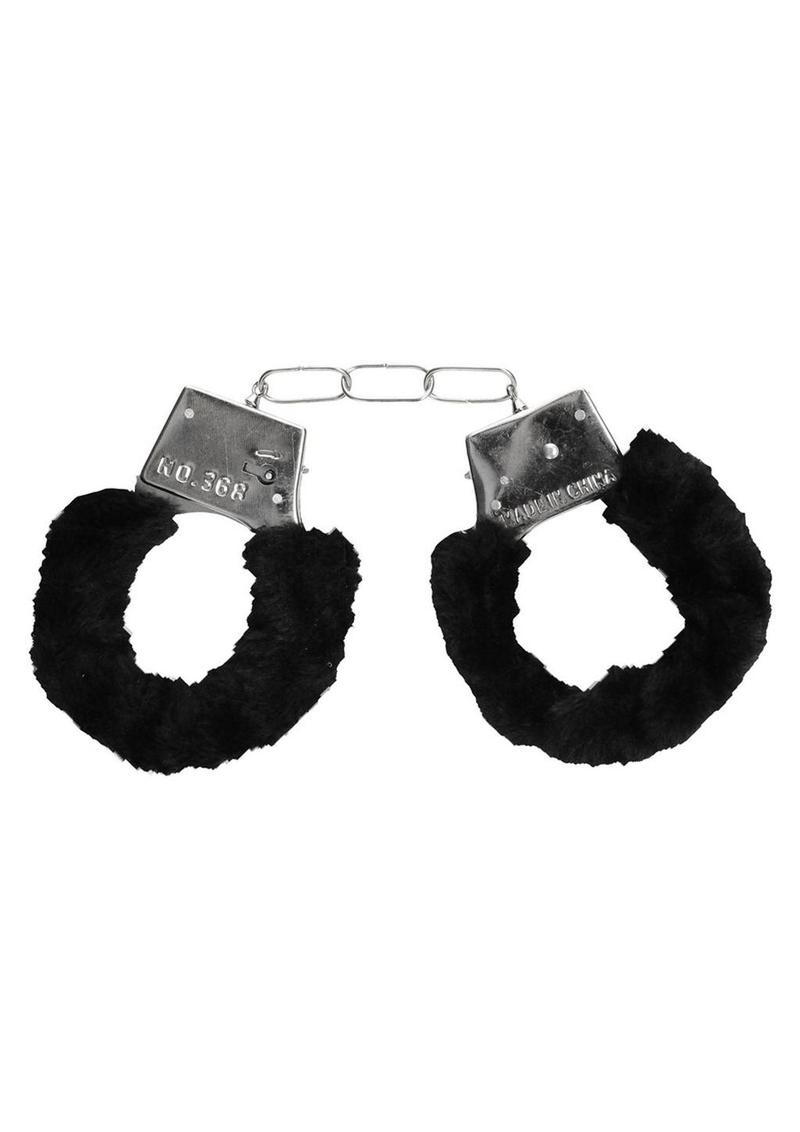 Ouch! Pleasure Furry Hand Cuffs with Quick Release Button – Fantasy Fun ...