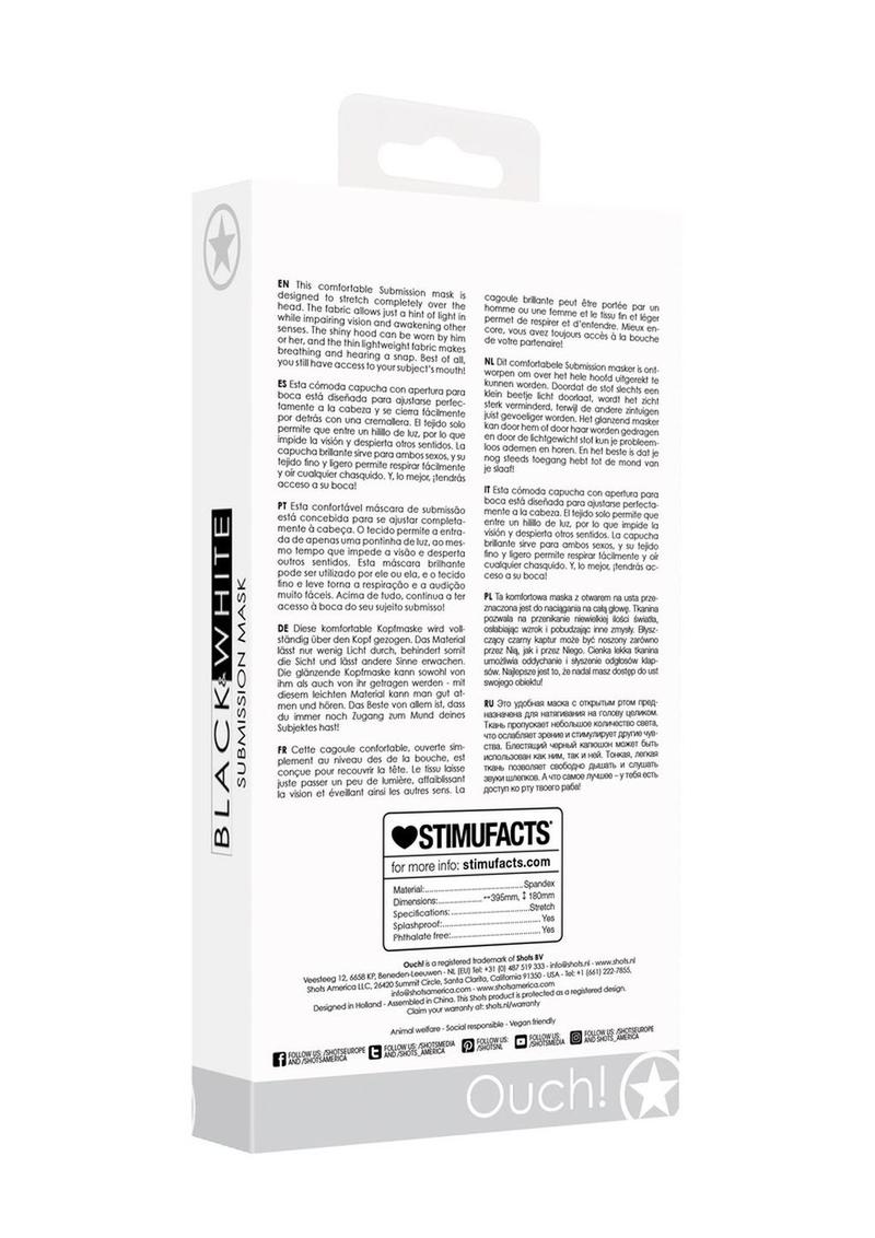 Ouch! Submission Mask with Open Mouth – Fantasy Fun Factory