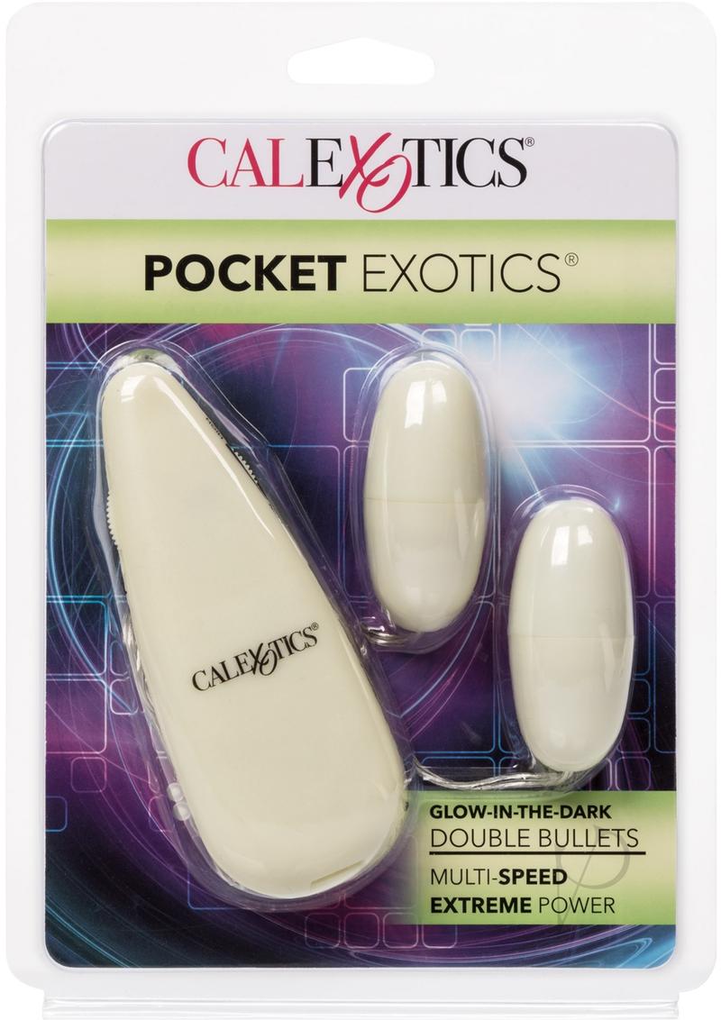 Pocket Exotics Glow In The Dark Double Bullets - Glow – Fantasy Fun Factory