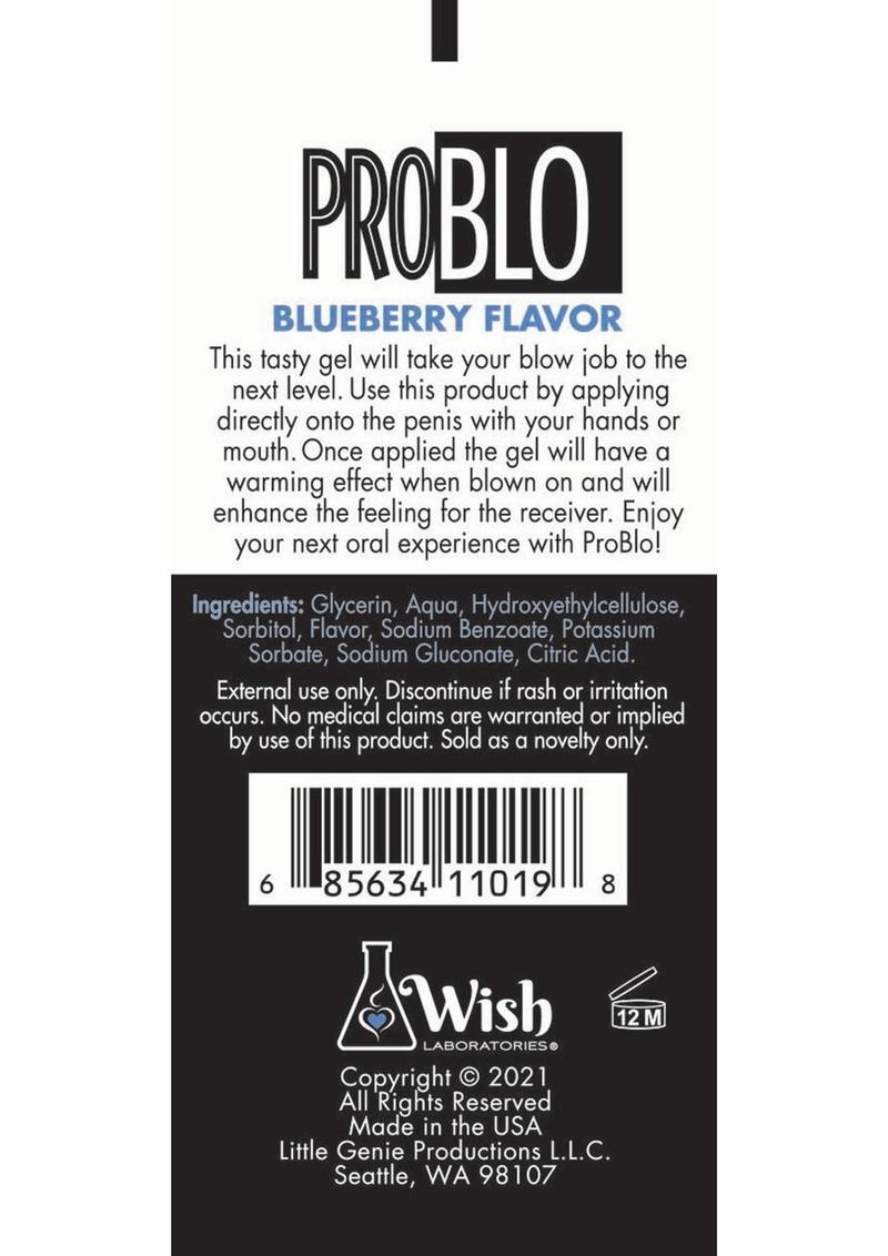 Problo Oral Pleasure Flavored Gel 1.5oz - Blueberry – Fantasy Fun Factory