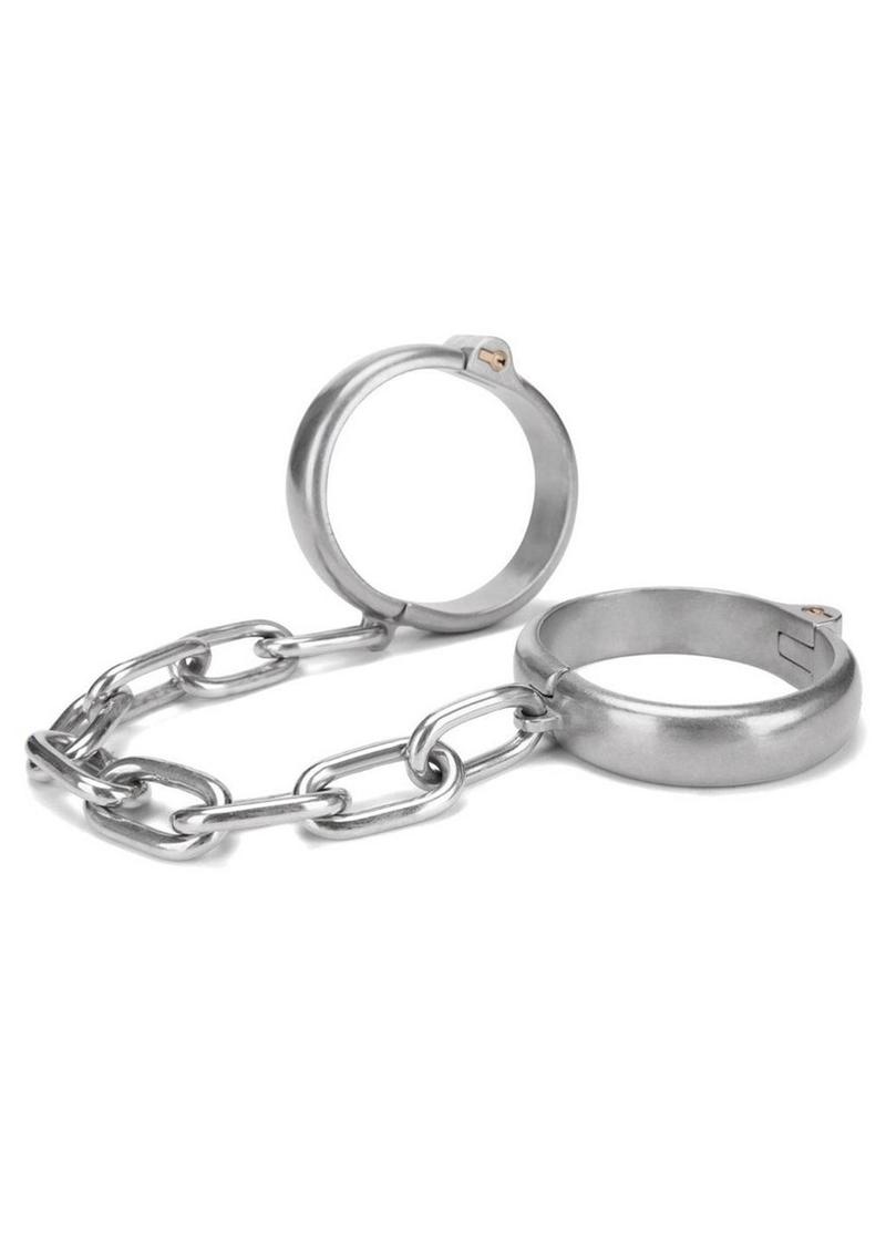 Prowler Red Heavy Duty Metal Ankle Cuffs - Stainless – Fantasy Fun Factory