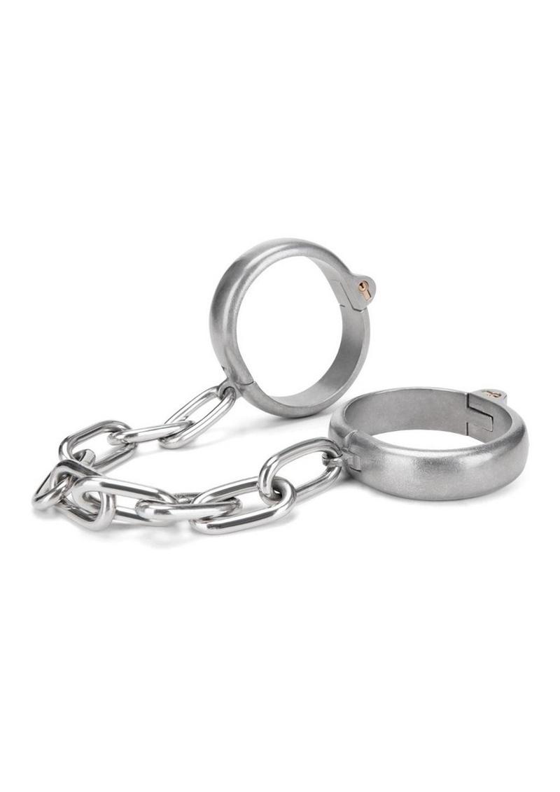 Prowler Red Heavy Duty Metal Handcuffs - Stainless – Fantasy Fun Factory