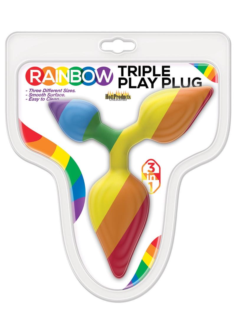 Rainbow Triple Play Plug – Fantasy Fun Factory