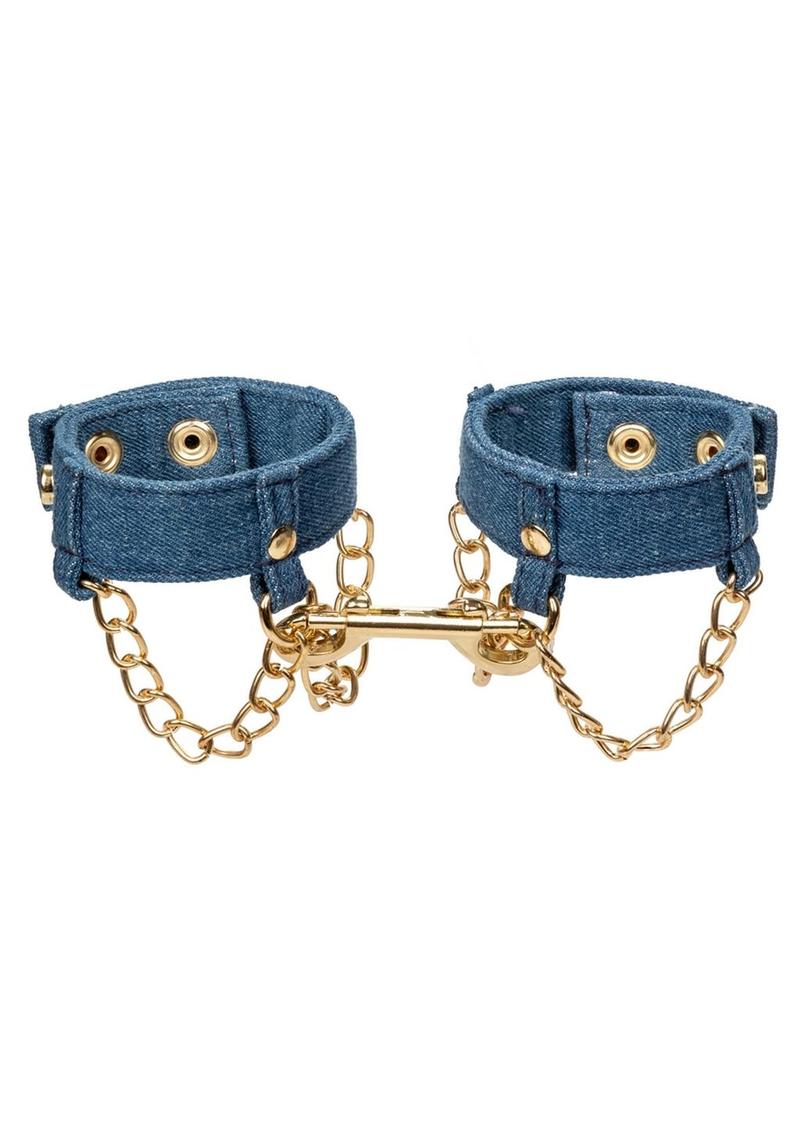Ride 'Em Premium Denim Collection Wrist Cuffs – Fantasy Fun Factory