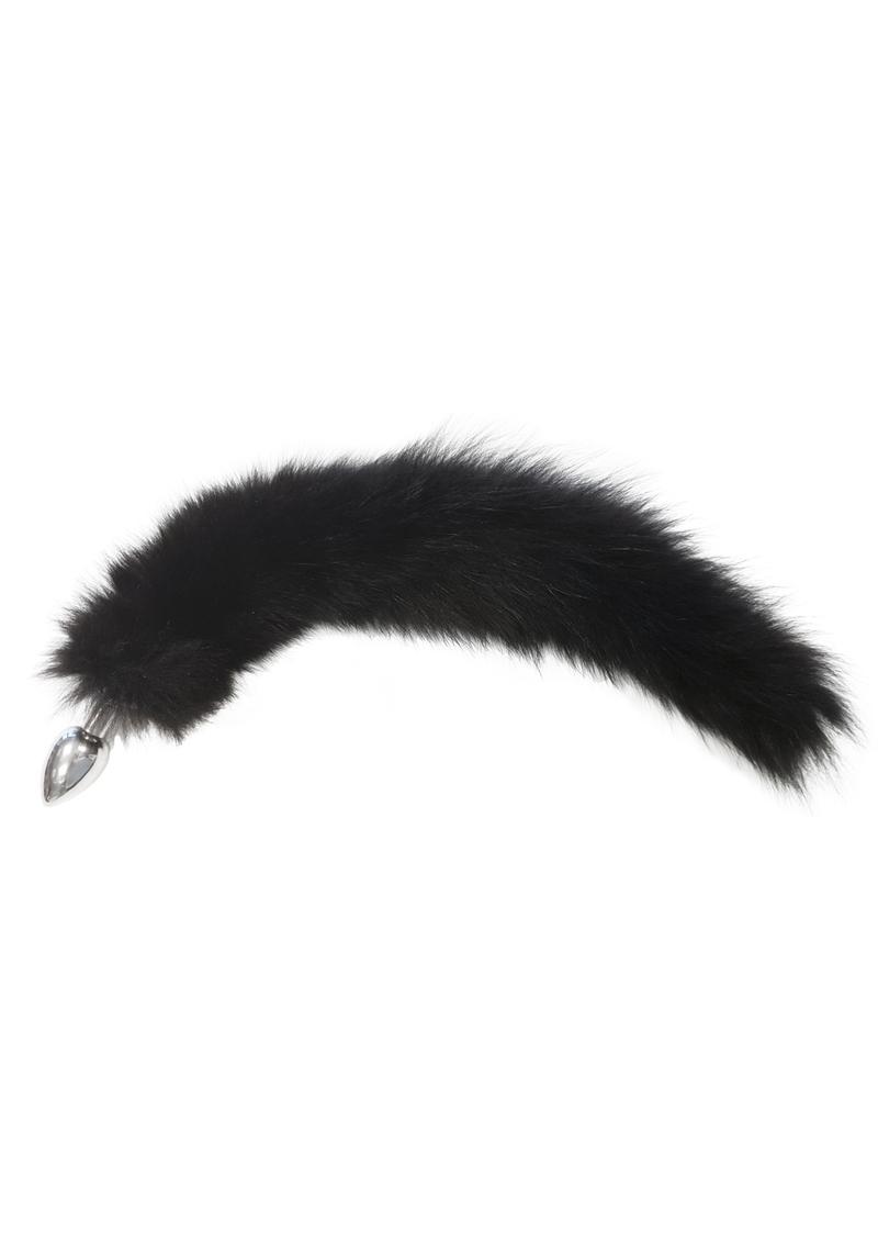 Rouge Stainless Steel Butt Plug Tail with Real Fur – Fantasy Fun Factory