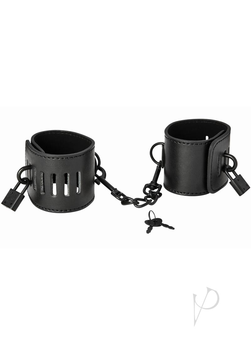 Sex and Mischief Shadow Locking Cuffs – Fantasy Fun Factory