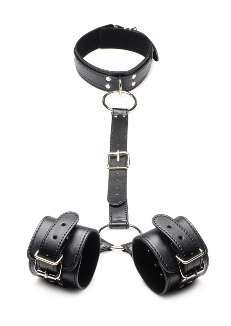 Strict Adjustable Neck to Wrist Restraints – Fantasy Fun Factory