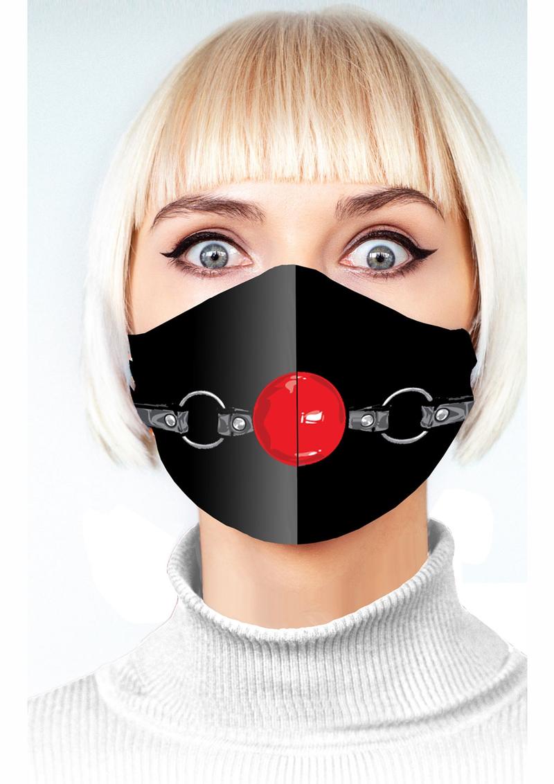 Super Naughty Ball Gag Mask – Fantasy Fun Factory