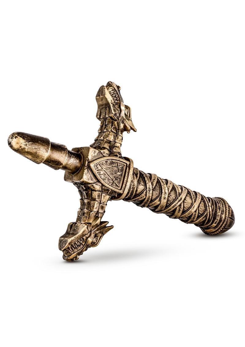 The Realm Drago Lock On Dragon Sword Handle 11.3in - Bronze – Fantasy ...