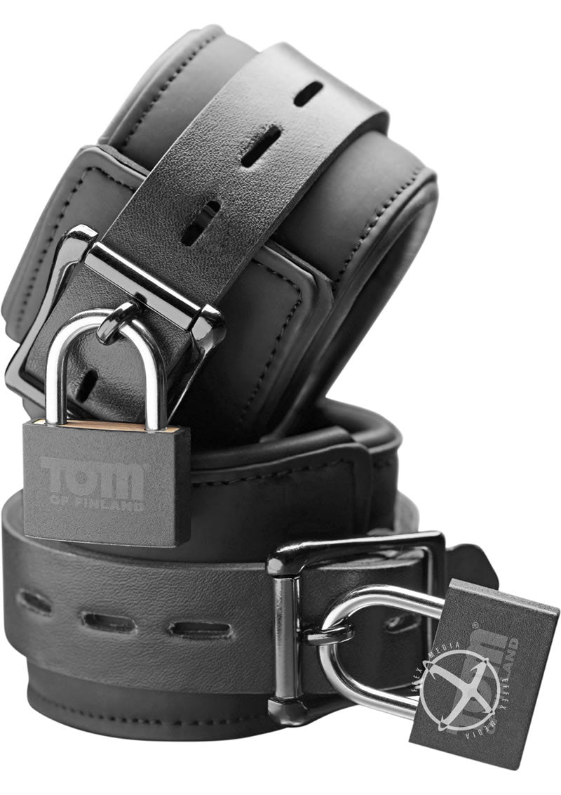 Tom Of Finland Neoprene Wrist Cuffs with Locks – Fantasy Fun Factory
