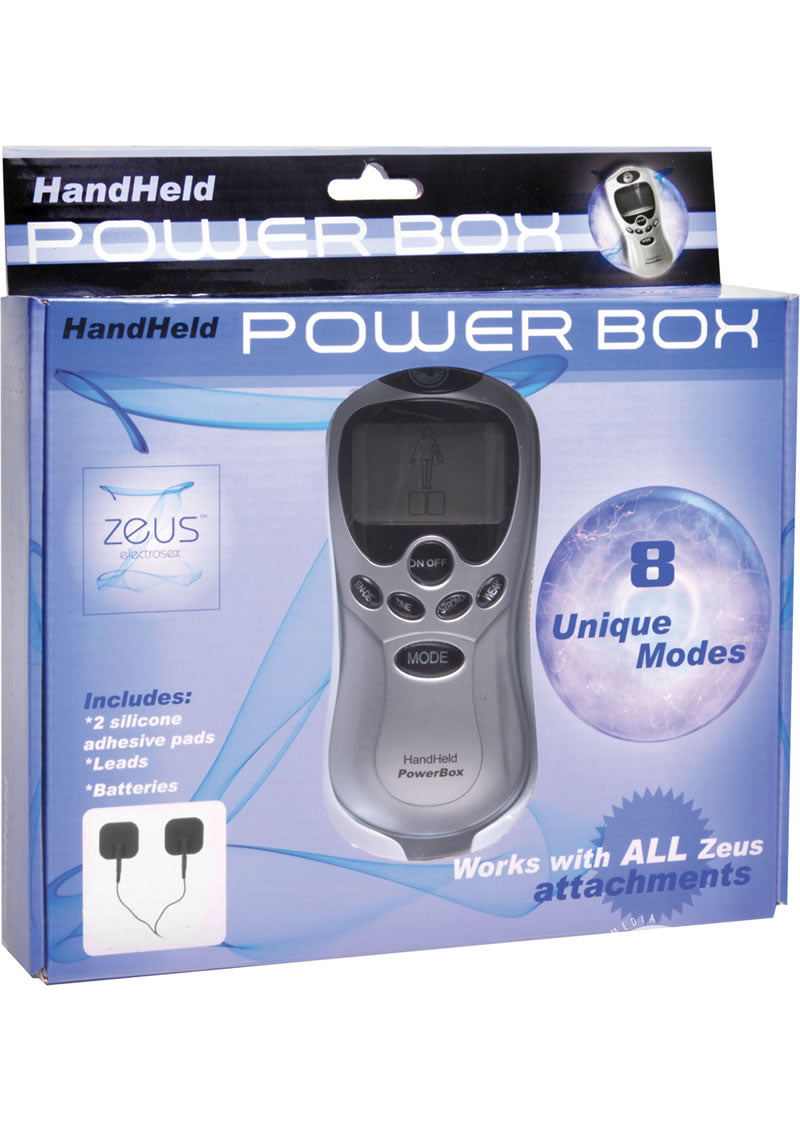 Zeus Electrosex Powerbox - Handheld - 8 Modes - Digital – Fantasy Fun ...